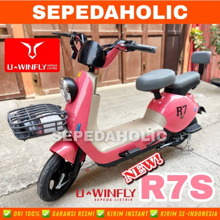 Jual Sepeda Listrik Uwinfly R7S New Redfish Rf7S 500 Watt Electric E ...