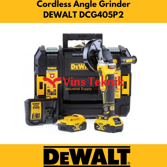 Jual Mesin Gerinda Baterai Dcg405 Dewalt Cordless Grinder Dcg 405 ...