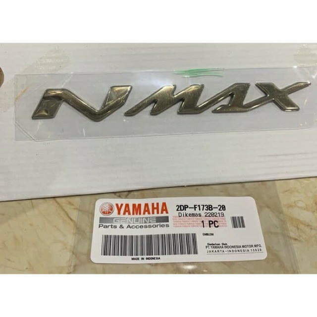Jual EMBLEM LOGO NMAX GOLD ASLI / EMBLEM LOGO NMAX N MAX ORIGINAL ...