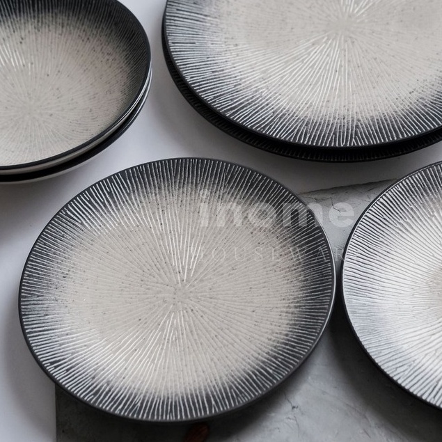 Jual Sunrise Plate set - Piring set buat 6 pcs for 2 person, Piring ...