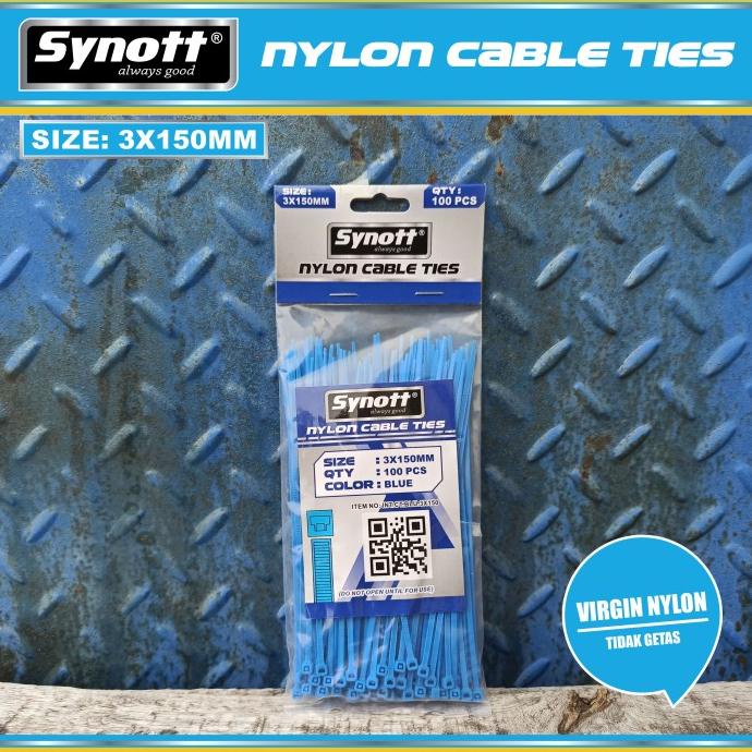Jual Kabel Tis 150 Mm X 3 Mm Cable Ties Biru Isi 100Pcs | Shopee Indonesia