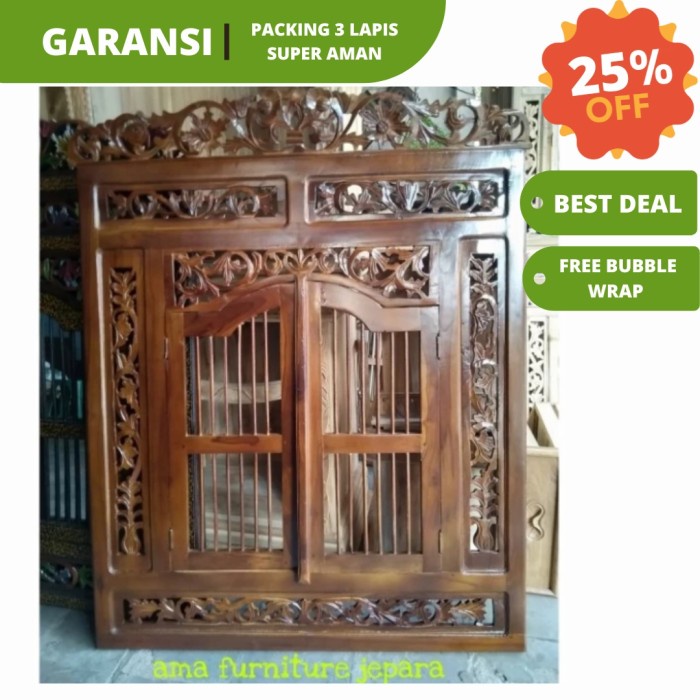 Jual Triyper Pigura Krepyak Jendela Krepyak Cermin Hias Jati Ukir ...