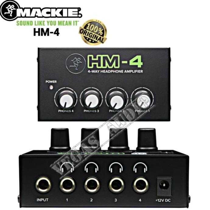Jual MACKIE HM-4 HEADPHONE AMPLIFIER 1in/4out ORIGINAL | Shopee Indonesia