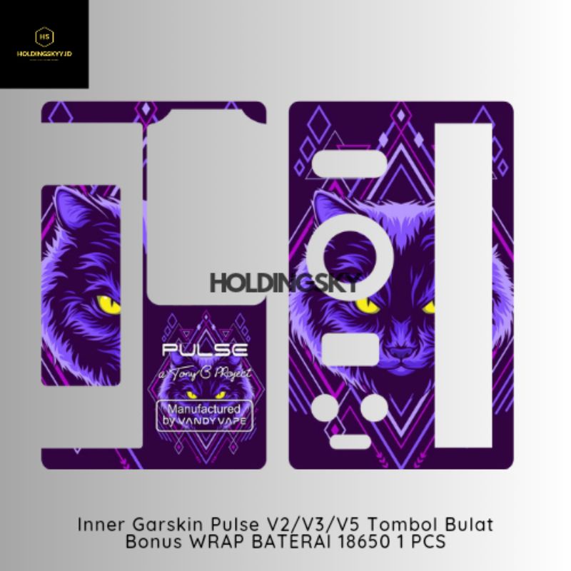 Jual Holdingskyy - Premium Stiker Inner Garskin + Original Motif PULSE ...