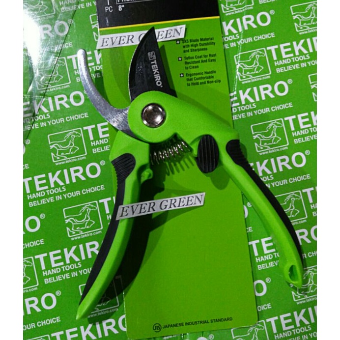 Jual Gunting Stek 8" in TEKIRO model Lengkung - alat berkebun - Pruning ...