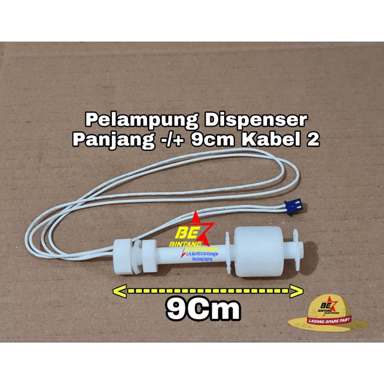 Jual Promo Bulan Ini Sensor Pelampung Dispenser Galon Bawah 9CM 2 Kabel ...