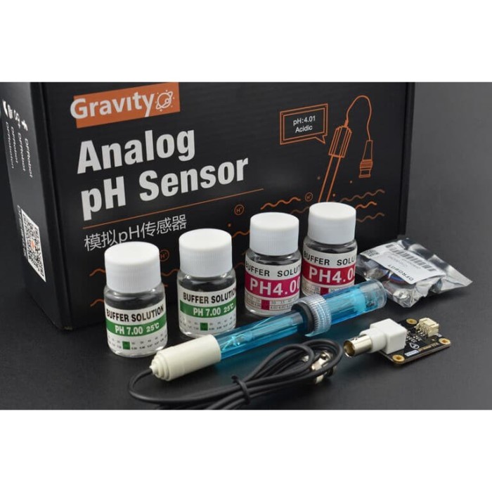 Jual DFRobot Gravity Analog pH Sensor pH Meter Kit water | Shopee Indonesia