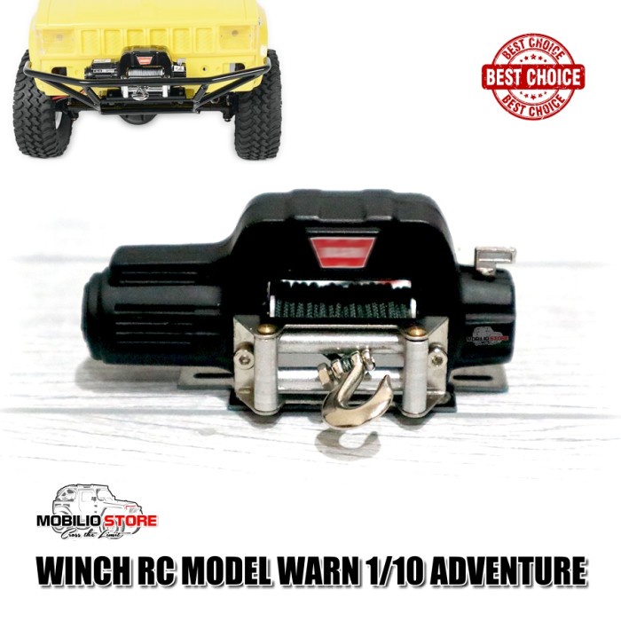 Jual Winch RC Model Warn Rock Crawler Adventure 1:10 Scale | Shopee ...