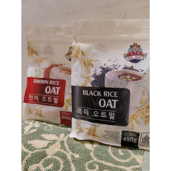 Jual MR OAT BLACK RICE OAT BROWN RICE OAT HALAL 450GR | Shopee Indonesia