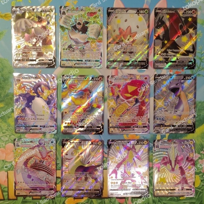 Jual Pokemon Tcg Indonesia - Full Set Shiny V & Vmax | Shopee Indonesia