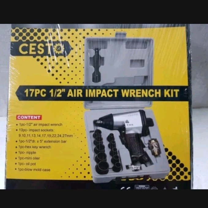 Jual Cesto Air Impact Wrench 1/2" Alat Buka Pasang Baut Socket Tenaga ...