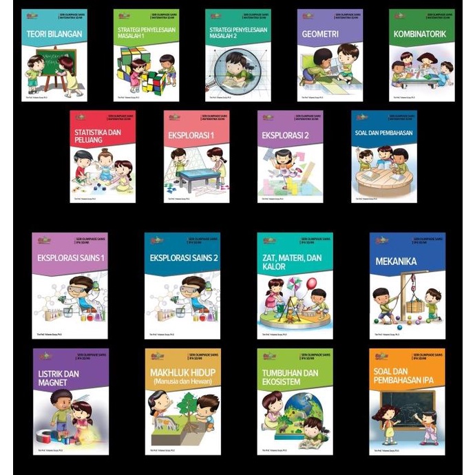 Jual 17 Buku Seri Olimpiade SAINS SD/MI (Matematika & IPA) | Shopee ...