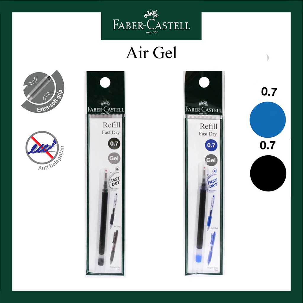 Jual Refill Pulpen Gel Faber Castell / Isi Ulang Ballpoint Fast Gel 0.7 ...