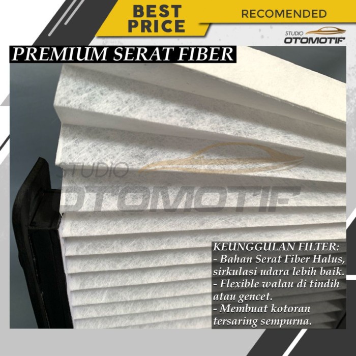 Jual FILTER AC ALL NEW BRIO 2018-2022 SERAT FIBER FLEXIBLE FILTER KABIN ...
