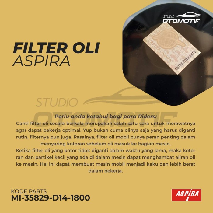 Jual ASPIRA FILTER SOLAR ATAS FUSO PS190 FIGHTER FM MI-35829-D14 OIL ...