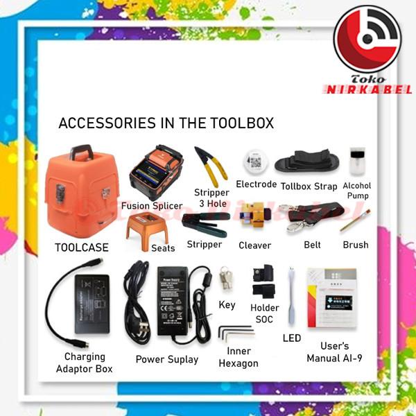 Jual Tarmoc Ai9 Optical Fiber Fusion Splicer | Tarmoc Ai9 Splicer ...