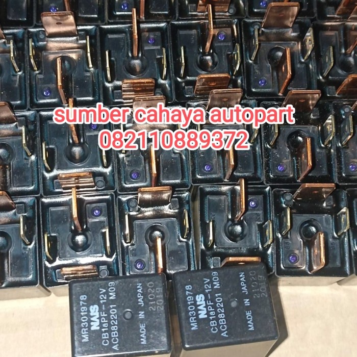 Jual New Relay Mitsubishi Ac Cooling Fan Mr301978 Triton Xpander ...