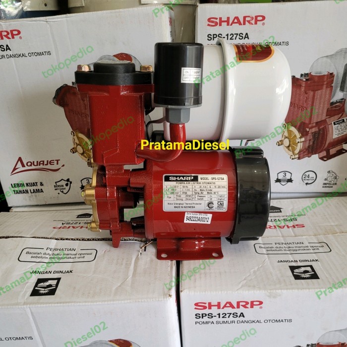 Jual POMPA AIR SUMUR DANGKAL OTOMATIS SHARP SPS-129SA | Shopee Indonesia