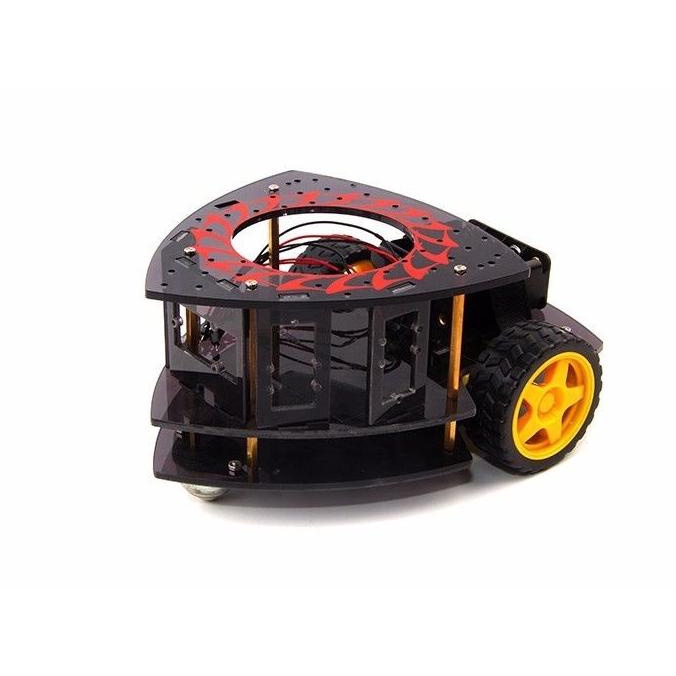 Jual Tricycle Bot DIY Smart Car Chassis Wheeled Microcontroller Robot ...