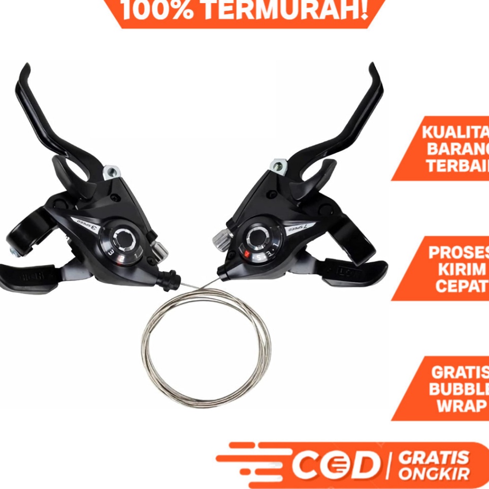 Jual Best Shifter Brake Set Sepeda Shimano 3 x 7 Speed ST-EF51 Operan ...