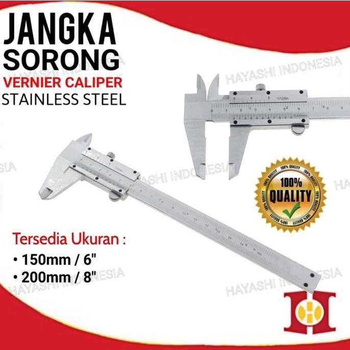 Jual Jangka Sorong Vernier Caliper Sigmat Alat Ukur Dimensi Stainless ...