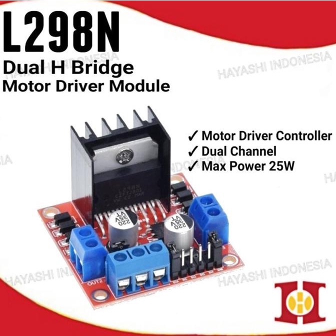 Jual L298N L298 Dual H Bridge Stepper Motor Driver Module Arduino | Shopee Indonesia