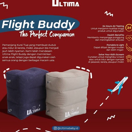 Jual Promo RVD ULTIMA Flight Buddy Inflateable Foot Rest Mirip Plane ...