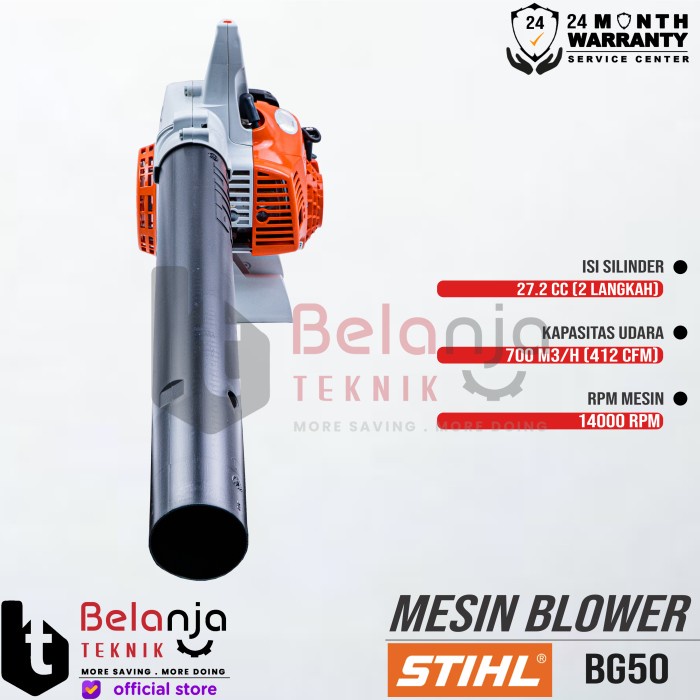 Jual STIHL Mesin Blower Tangan BG 50 Peniup Angin Bensin BG50 Hand Blower keren | Shopee Indonesia