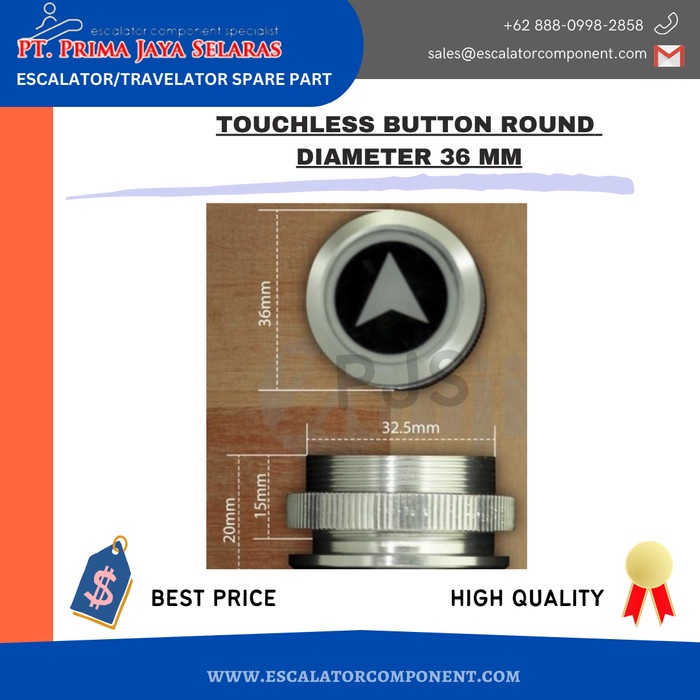 Jual Touchless Button/ Button Lift Sensor/Elevator Touchless (Ready ...