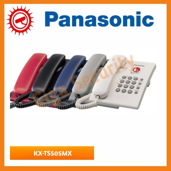 Jual Pesawat Telepon Single Line Analog Panasonic KX-TS505 Garansi Resmi | Shopee Indonesia