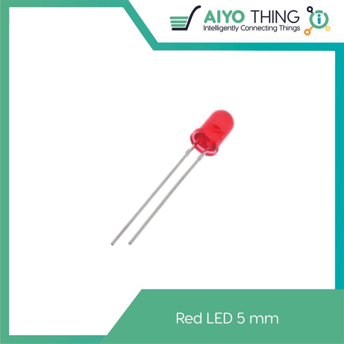 Jual [BR064] LED Merah 5mm Red Diffused Arduino | Shopee Indonesia