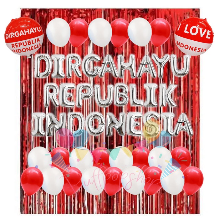 Jual Paket Dekorasi Agustusan Hut Ri / Hiasan Dekorasi Hut Ri ...