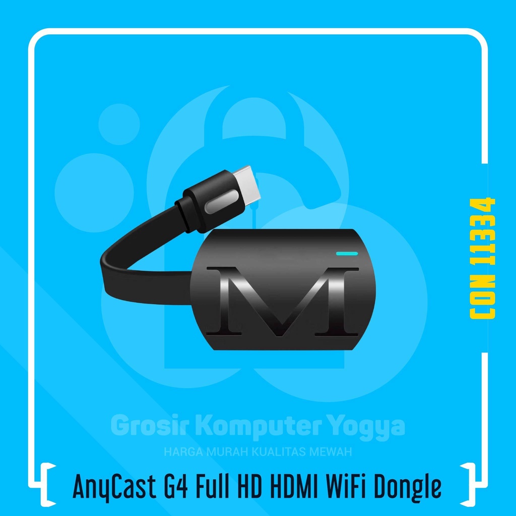 Jual AnyCast G4 Full HD 1080P Mirroring Display HDMI WiFi Dongle ...