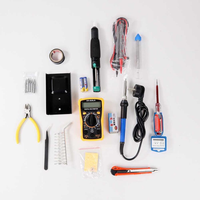 Jual Solder Taffware Soldering Iron Tool Kit Set 110V 60W 16in1 ...