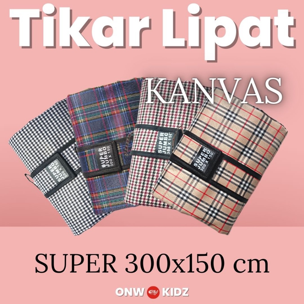 Jual Tikar Lipat Piknik Jumbo Kanvas 300 X 150 Cm / Karpet Lipat ...