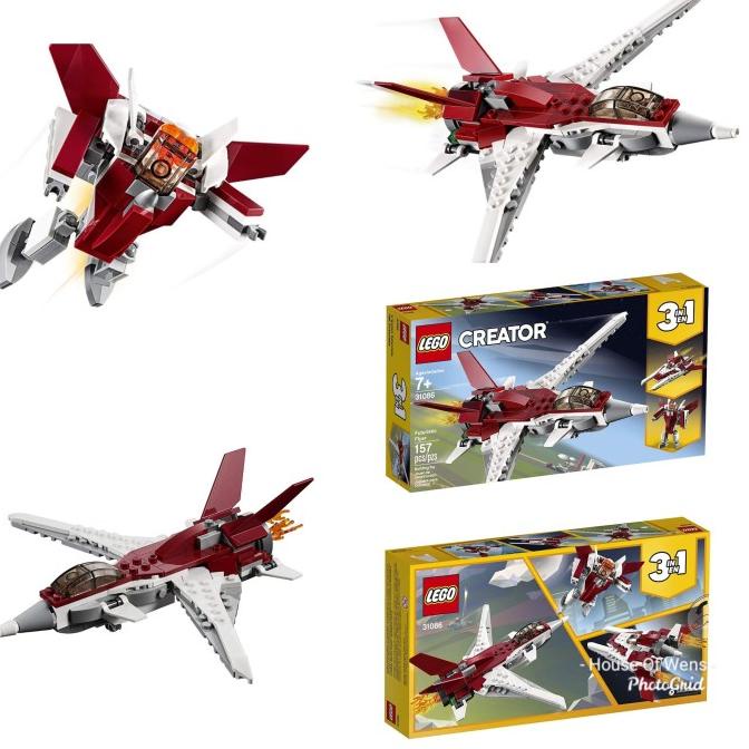 Jual TER-UPDATE LEGO 31086 CREATOR 3 IN 1 FUTURISTIC FLYER 7+ #ORIGINAL ...