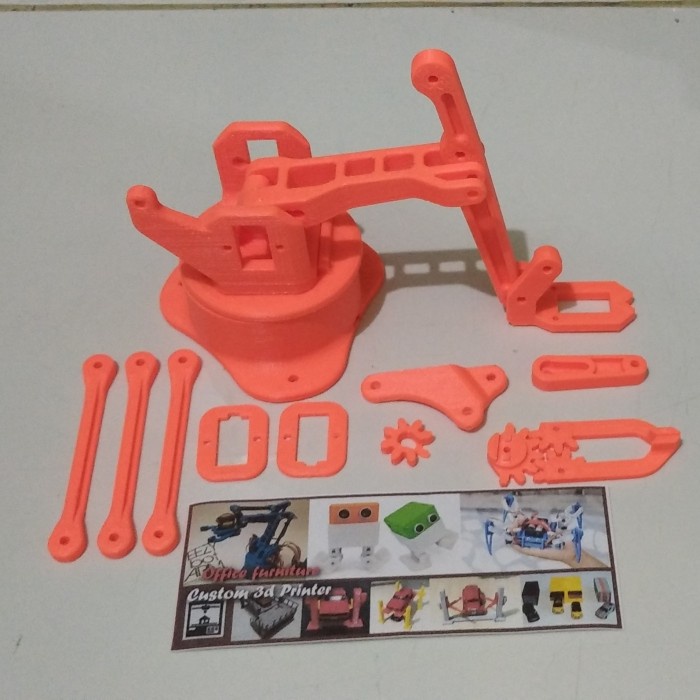 Jual PROMO!!! ROBOTIC ROBOT ARM TANGAN LENGAN 4 DOF 3D PRINTED TERBARU ...
