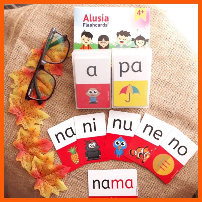 Jual BEST SELLER Flash Card Edukasi Anak Belajar Baca Suku Kata Membaca ...