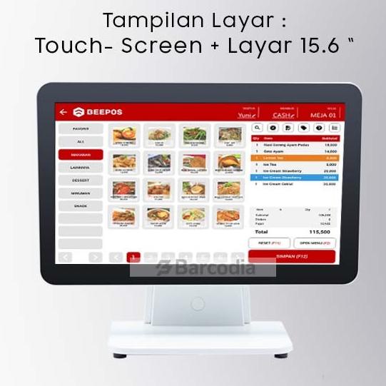 Jual Mesin Kasir Pc Pos All In One Dual Monitor I5 Touchscreen Iware Hb-8Dw | Shopee Indonesia