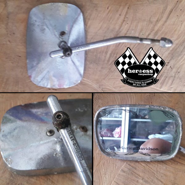 Jual spion vintage harley davidson second original classic back mirror ...