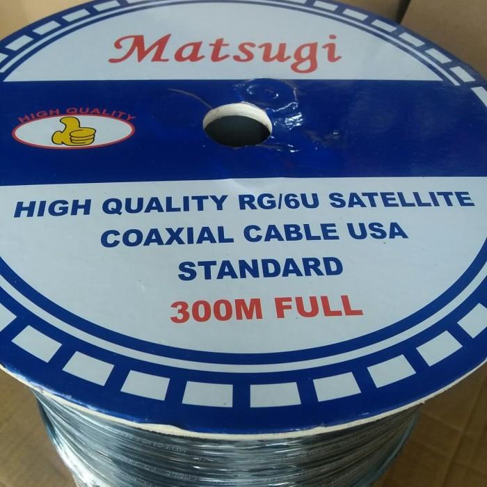 Jual Kabel Antena Cctv Coaxial Rg6 300M Full Matsugi | Shopee Indonesia
