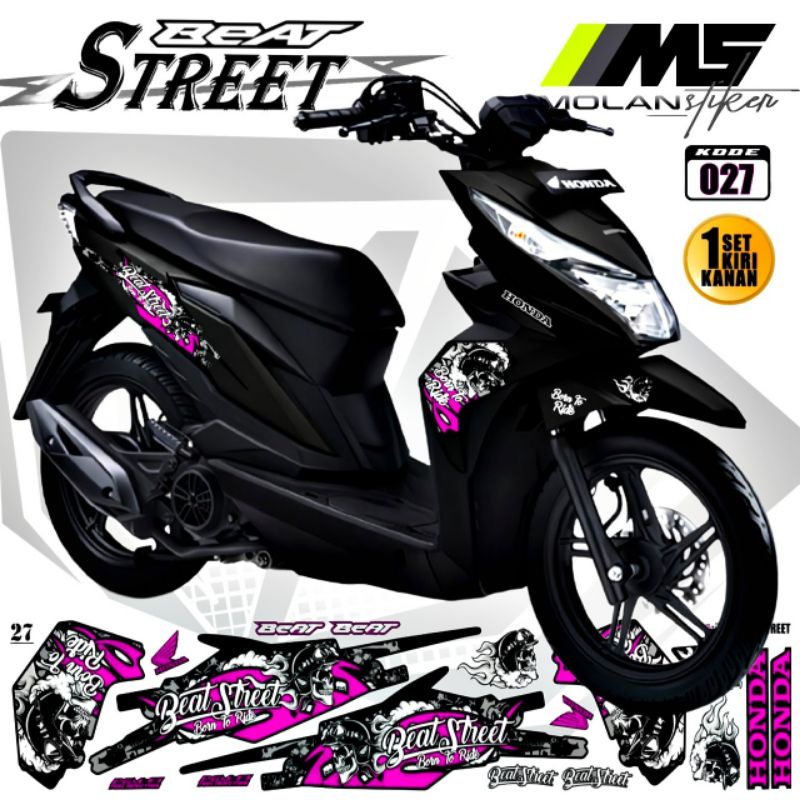 Jual Decal Sticker Striping Variasi Beat Street 2016-2019 Beat Street ...