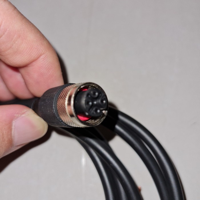 Jual kabel connector konktor sensor M12 4pin Female straight 2m omron ...