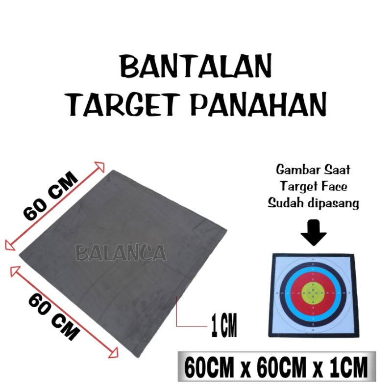 Jual Bantalan Target Panahan Busa Ati Eva Foam 60CM x 60CM x 1CM ...