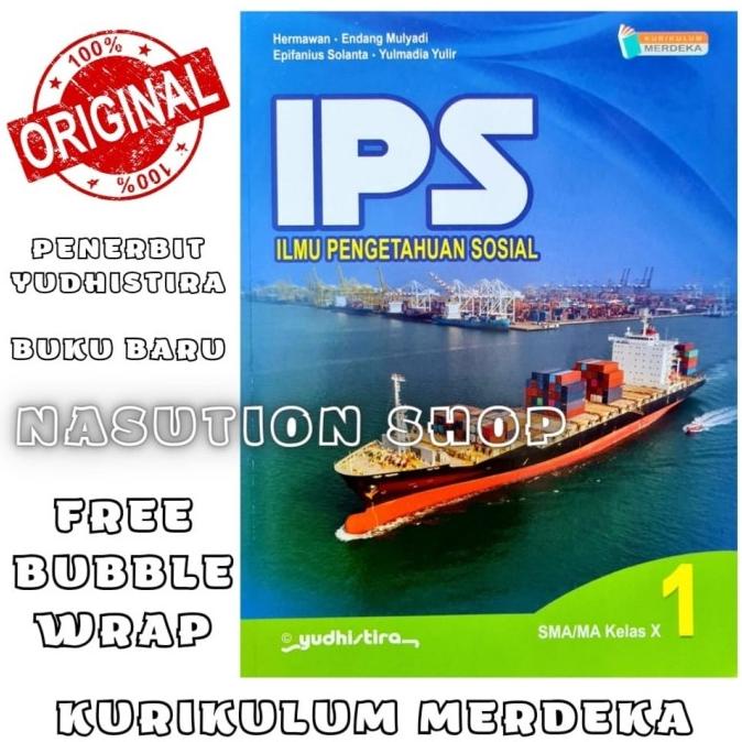 Jual Buku IPS Kelas 1 / X 10 SMA Yudhistira Kurikulum Merdeka Original ...