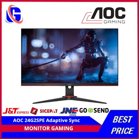 Jual AOC 24G2SPE Adaptive Sync Gaming Monitor (23.8"/1ms/IPS/165hz/FHD ...