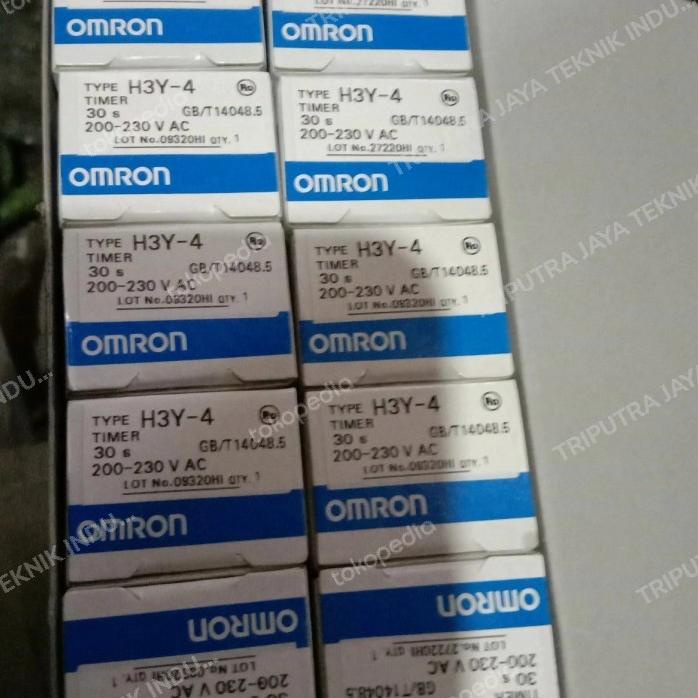 Jual Asli Timer H3Y-4 Omron 30Sec 220V Original Harga Spesial | Shopee ...