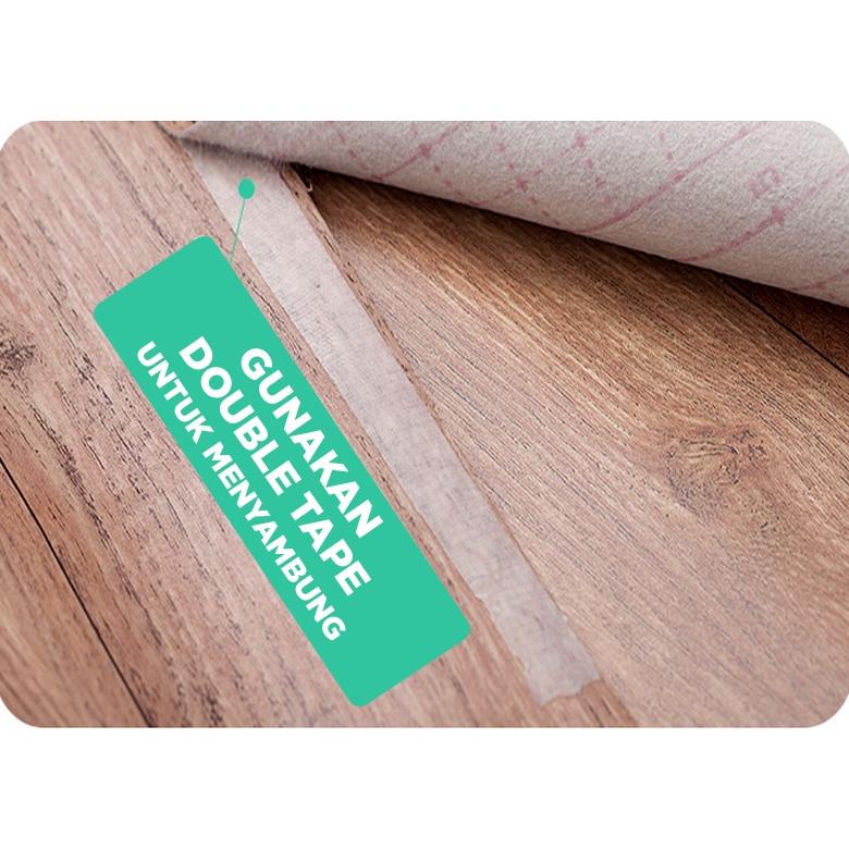 Jual Discount Karpet Lantai Vinyl Gulungan Motif Kayu Tebal 0,7Mm Lebar 2 Meter / Harga Jual ...