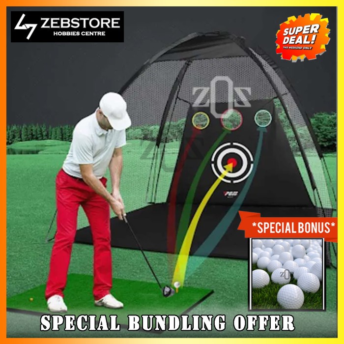Jual Jaring Net Golf Jumbo PGM Practice Driving Hitting 3M | Shopee ...