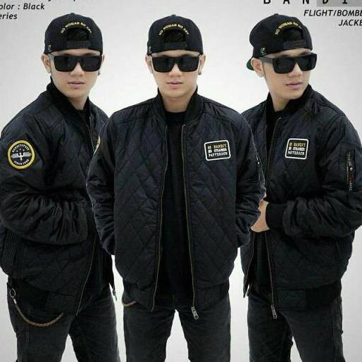 Jual jaket boomber jaket pilot bandit | Shopee Indonesia